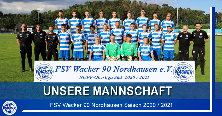 Unsere Mannschaft - FSV Wacker 90 Nordhausen e.V.