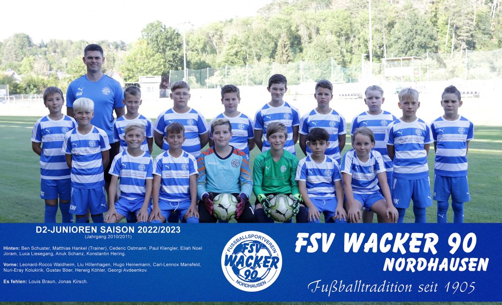 D2-Junioren-22-23 - FSV Wacker 90 Nordhausen e.V.
