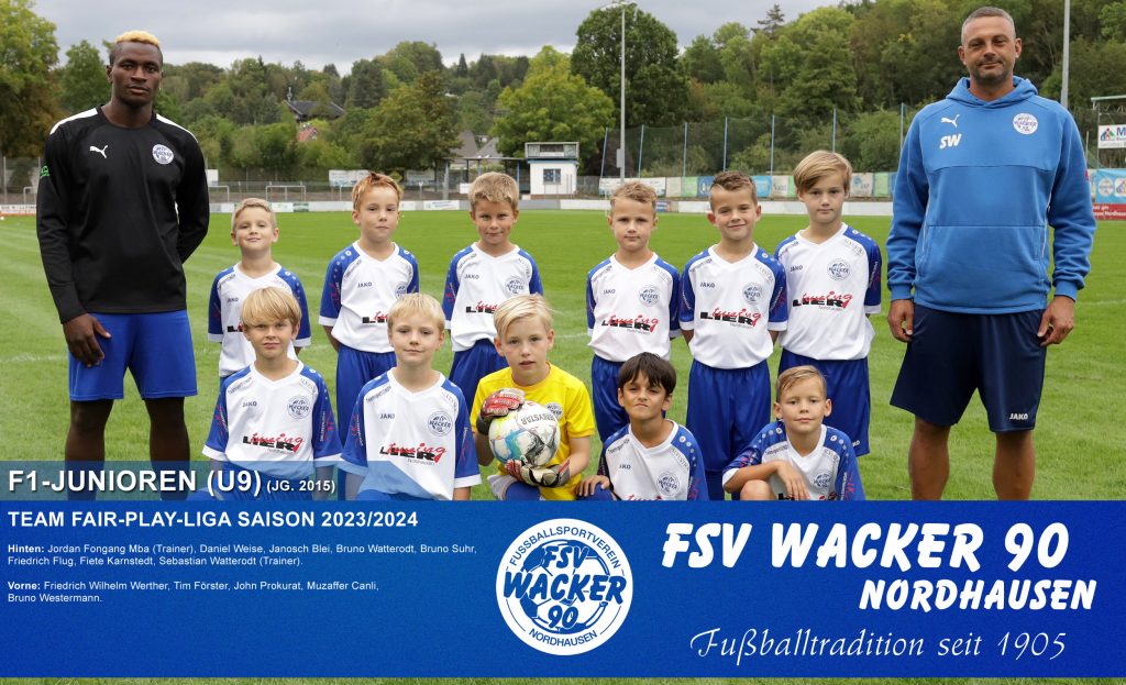 Teamfoto-F1-2324 - FSV Wacker 90 Nordhausen e.V.